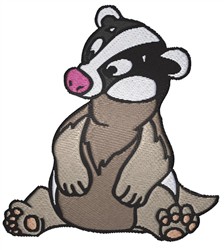 Badger Embroidery Design | EmbroideryDesigns.com