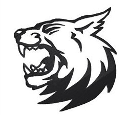 Wildcat Outline Embroidery Design | EmbroideryDesigns.com