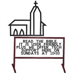 Read The Bible Embroidery Design | EmbroideryDesigns.com
