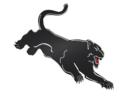 Attacking Panther Embroidery Design | EmbroideryDesigns.com