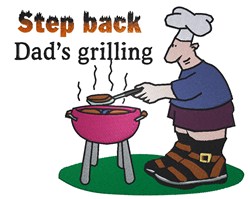 Step Back Embroidery Design | EmbroideryDesigns.com