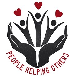 Helping Hands Embroidery Design | EmbroideryDesigns.com