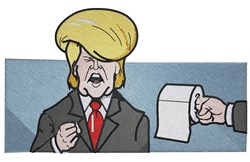 Donald Trump Embroidery Design | EmbroideryDesigns.com