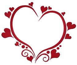 Heart Of Hearts Embroidery Design | EmbroideryDesigns.com