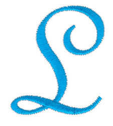 Classic Monogram Letter L Embroidery Design | EmbroideryDesigns.com