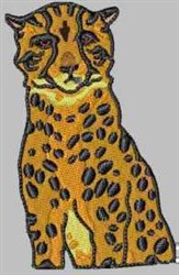 Cheetah Embroidery Design | EmbroideryDesigns.com