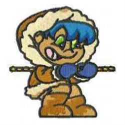 Eskimo Embroidery Design | EmbroideryDesigns.com