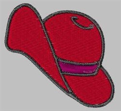 Red Hat Embroidery Design | EmbroideryDesigns.com
