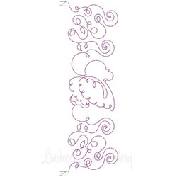 Continuous Border Embroidery Design | EmbroideryDesigns.com