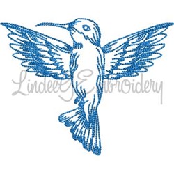 Hummingbird 10 (5 x 4-in) Embroidery Design | EmbroideryDesigns.com