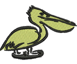 Pelican Embroidery Design | EmbroideryDesigns.com