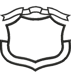 Crest Embroidery Design | EmbroideryDesigns.com