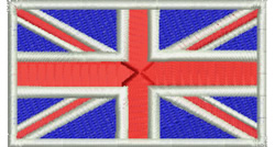 British Union Jack Embroidery Design | EmbroideryDesigns.com