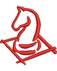 Chess Piece Embroidery Design | EmbroideryDesigns.com