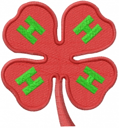 4H Emblem Embroidery Design | EmbroideryDesigns.com