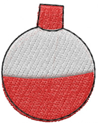 Bobber Embroidery Design | EmbroideryDesigns.com