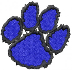 Large Paw Embroidery Design | EmbroideryDesigns.com
