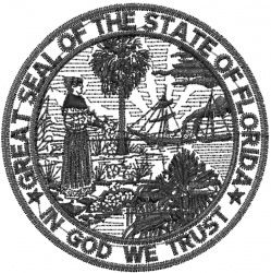 State Seal Florida Embroidery Design | EmbroideryDesigns.com