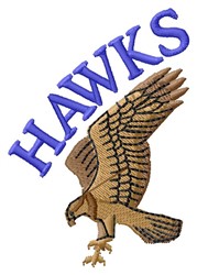 Hawks Embroidery Design | EmbroideryDesigns.com