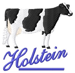 Holstein Embroidery Design | EmbroideryDesigns.com