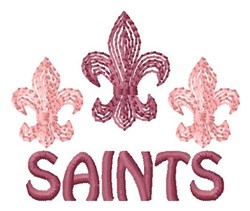 Saints Embroidery Design | EmbroideryDesigns.com