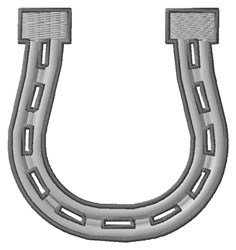 Horseshoe Embroidery Design | EmbroideryDesigns.com
