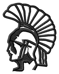 Trojan Outline Embroidery Design | EmbroideryDesigns.com