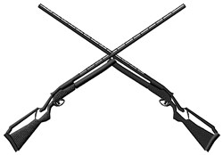 Crossed Rifles Embroidery Design | EmbroideryDesigns.com