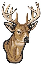 Buck Head Embroidery Design | EmbroideryDesigns.com