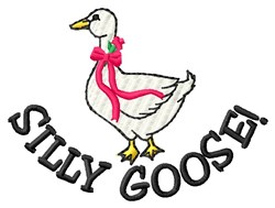 Silly Goose Embroidery Design | EmbroideryDesigns.com