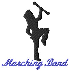 Marching Band Embroidery Design | EmbroideryDesigns.com