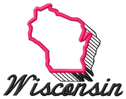 Wisconsin Embroidery Design | EmbroideryDesigns.com