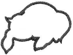 Buffalo Embroidery Design | EmbroideryDesigns.com