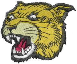 Wildcat Embroidery Design | EmbroideryDesigns.com