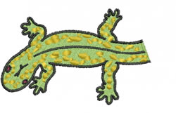 Lizard Embroidery Design | EmbroideryDesigns.com