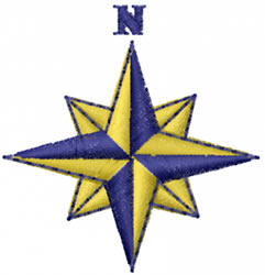 North Star Embroidery Design | EmbroideryDesigns.com