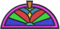 Stained Glass Embroidery Design | EmbroideryDesigns.com