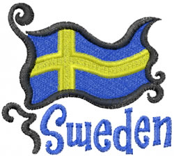 Sweden Embroidery Design | EmbroideryDesigns.com