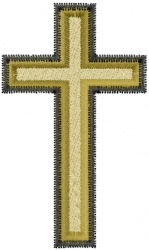 Easter Cross Embroidery Design | EmbroideryDesigns.com