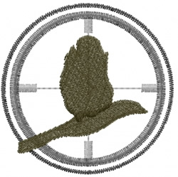 Hunting Quail Embroidery Design | EmbroideryDesigns.com