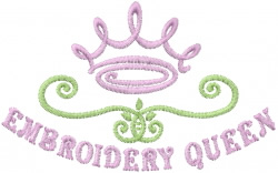 Embroidery Queen Embroidery Design | EmbroideryDesigns.com
