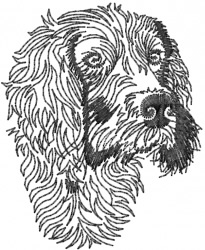 English Springer Spaniel Embroidery Design | EmbroideryDesigns.com