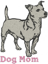 Dog Mom Embroidery Design | EmbroideryDesigns.com