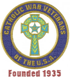 Catholic War Veterans Embroidery Design | EmbroideryDesigns.com
