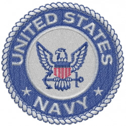 US Navy Embroidery Design | EmbroideryDesigns.com