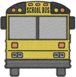 School Bus Embroidery Design | EmbroideryDesigns.com