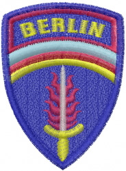 Berlin Crest Embroidery Design | EmbroideryDesigns.com