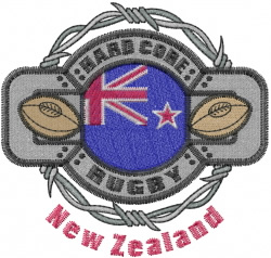 New Zealand Rugby Embroidery Design | EmbroideryDesigns.com