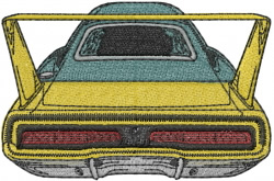 1969 Dodge Charger Embroidery Design | EmbroideryDesigns.com