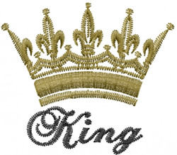 Kings Crown Embroidery Design | EmbroideryDesigns.com